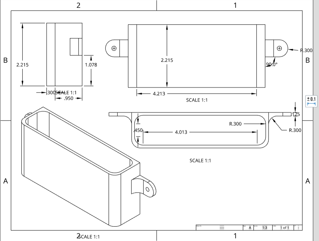 Battery Holder | Plan B Robotics 5309